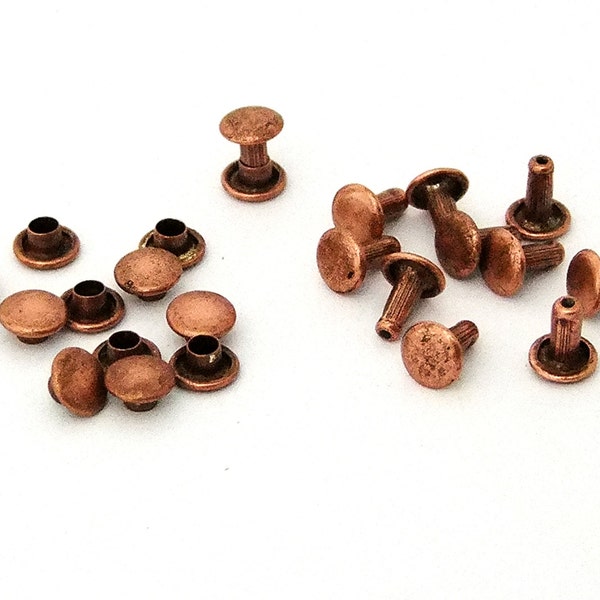 Copper Rivets - Etsy