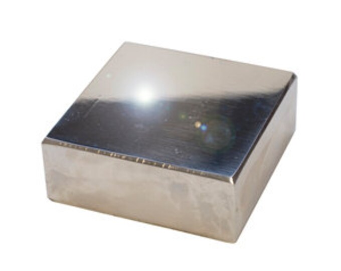 Highly Polished Solid Steel Bench Block 2.5 Inches - Etsy