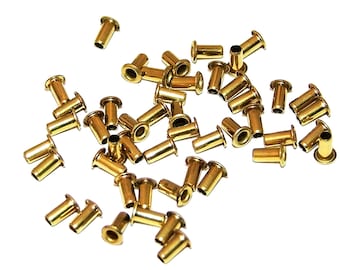 3/16 Inch Diameter Antique Copper Plated Eyelets Package of 36 | Etsy