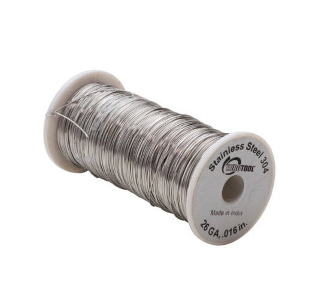 26ga Stainless Steel Dead Soft Wire for Crafting or Binding Wire 725ft ...