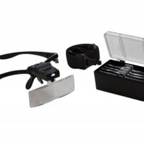 Headband Magnifier With Four HD Lenses and 10x Booster Light | Etsy