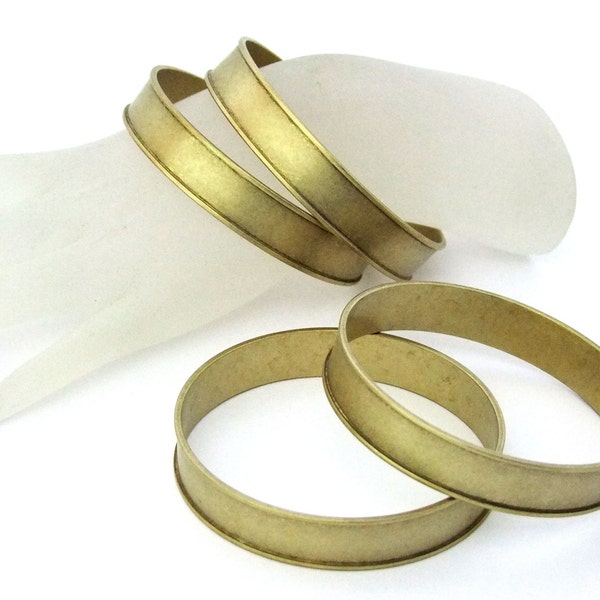 1/2 Brass Bracelet Blanks - Etsy