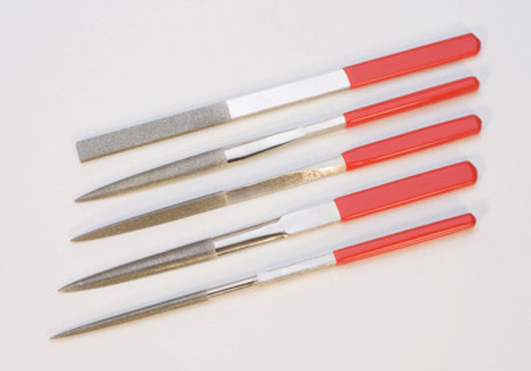 Large 8.5 Inch Diamond Coated 5 Piece File Set Assorted Shapes - Etsy