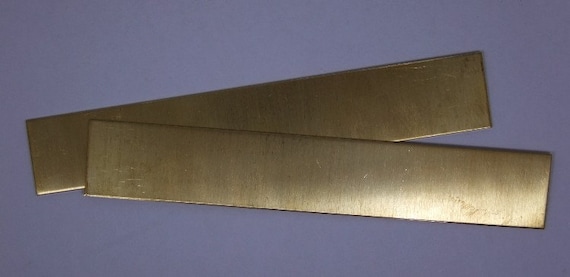 Raw Brass Sheet Bracelet Cuff Blanks 6 x 1 18ga | Etsy