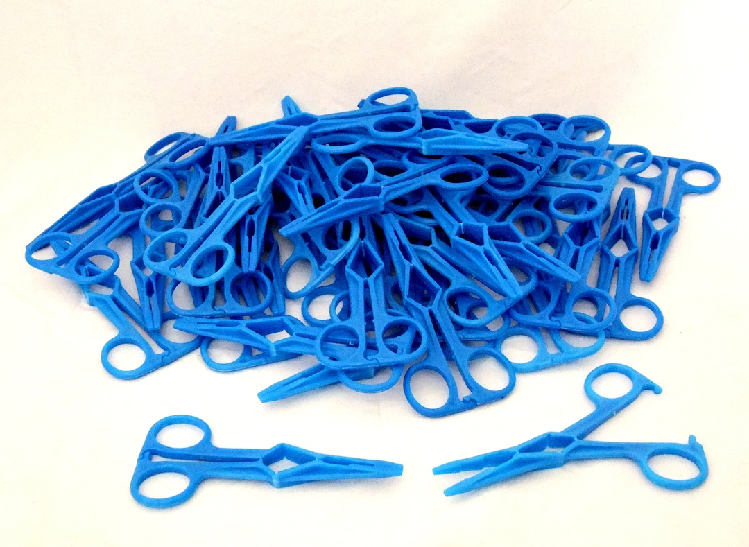Package of 50 Plastic Hemostats Great for Pickling Clamping Gluing Etc ...