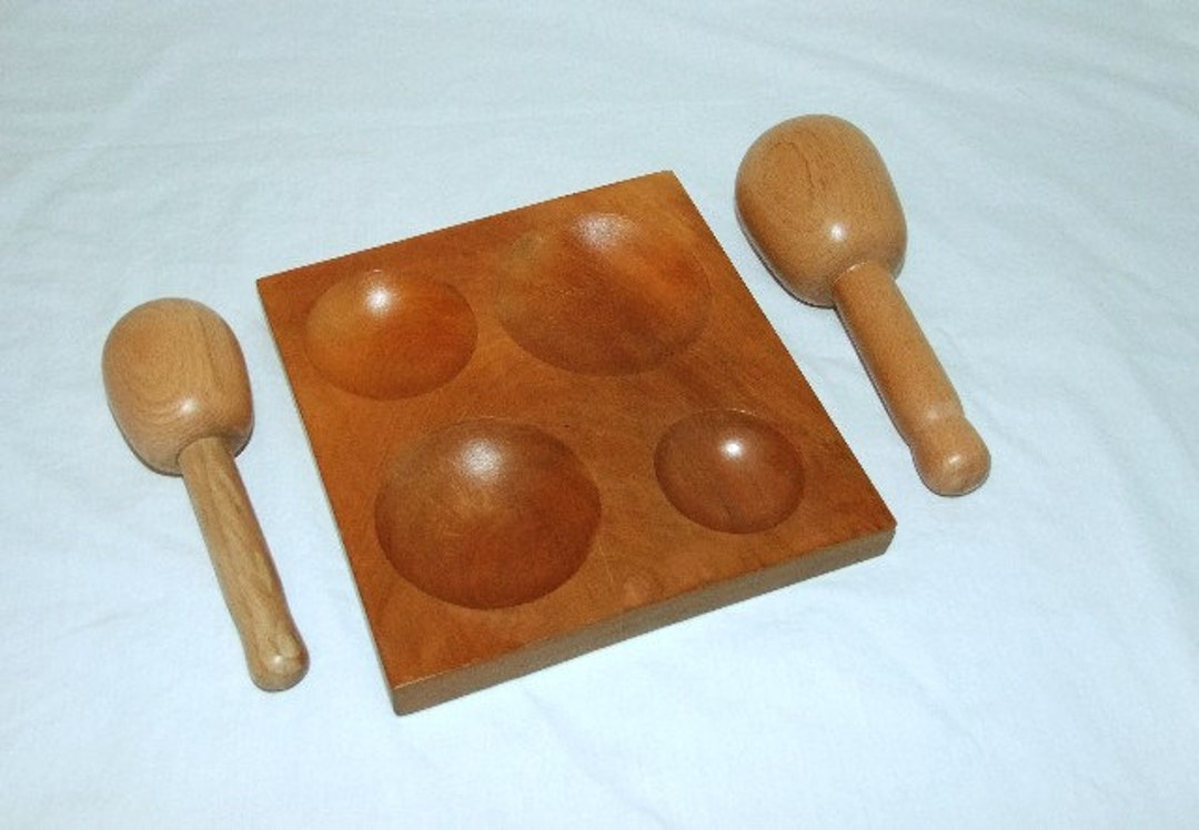 Large Dapping Set, 4 Groove Block and 2 Large Dapping Mallets SALE - Etsy