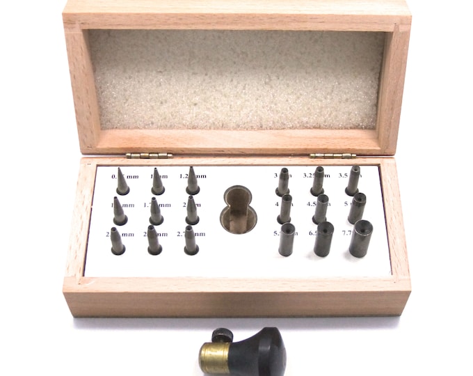 Premium Jewelers 18 Round Bezel Punch Set Stone Setting Ring Setting ...