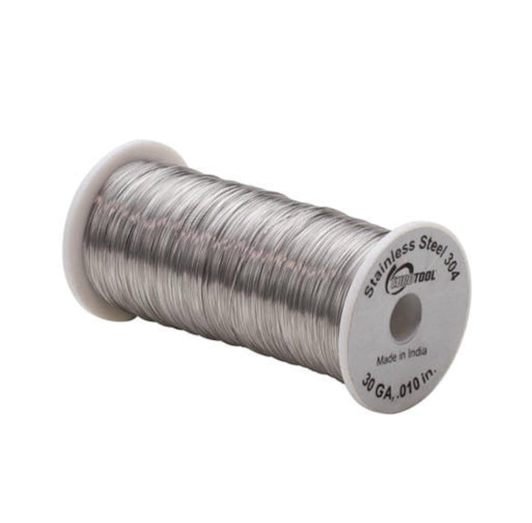 30ga Stainless Steel Dead Soft Wire for Crafting or Binding Wire 1965ft ...
