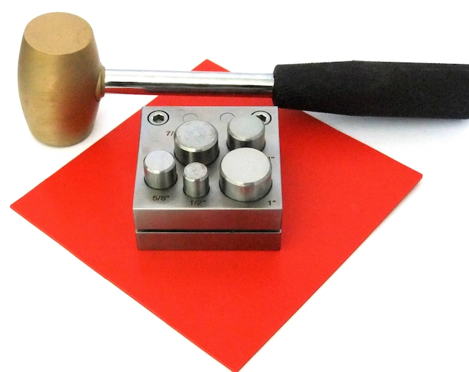 Large Disc Cutter 1/2 to 1 Inch - Five Punches #2 - Etsy