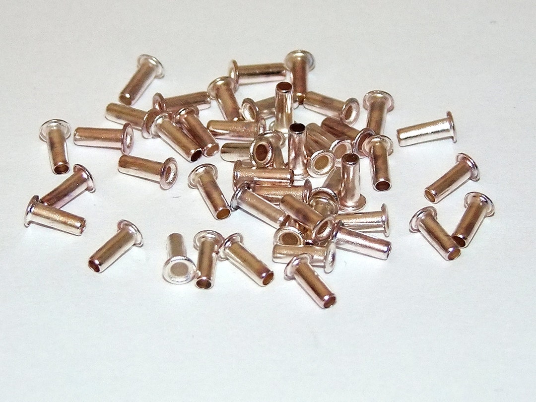 3/32 Diameter Silver Plated Eyelets Package of 48 SALE - Etsy