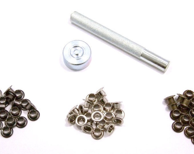 Assorted Color 5mm Eyelets Packet of 60 With Setting Tools - Etsy