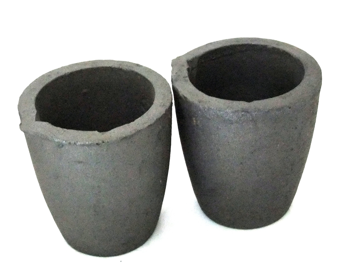 2 Pack 3 4kg Clay Graphite Crucible Cups for Furnace torch - Etsy