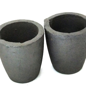 2 Pack #3 4kg Clay Graphite Crucible Cups for Furnace -torch Melting - Etsy