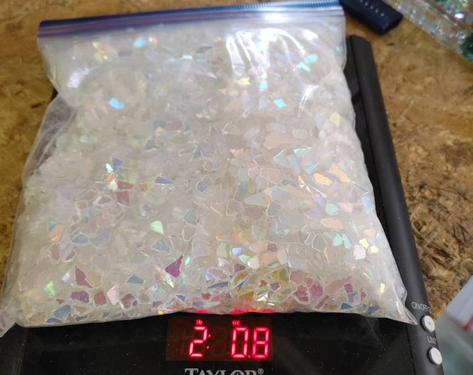 Dichroic Borosilicate Glass Shreds Size 2 Mosaic Resin Craft 2 Pounds ... Dichroic Borosilicate Glass Shreds Size 2 Mosaic Resin Craft 2 Pounds ...