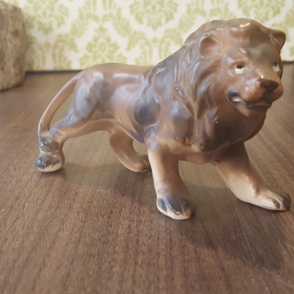 Ceramic Lion - Etsy