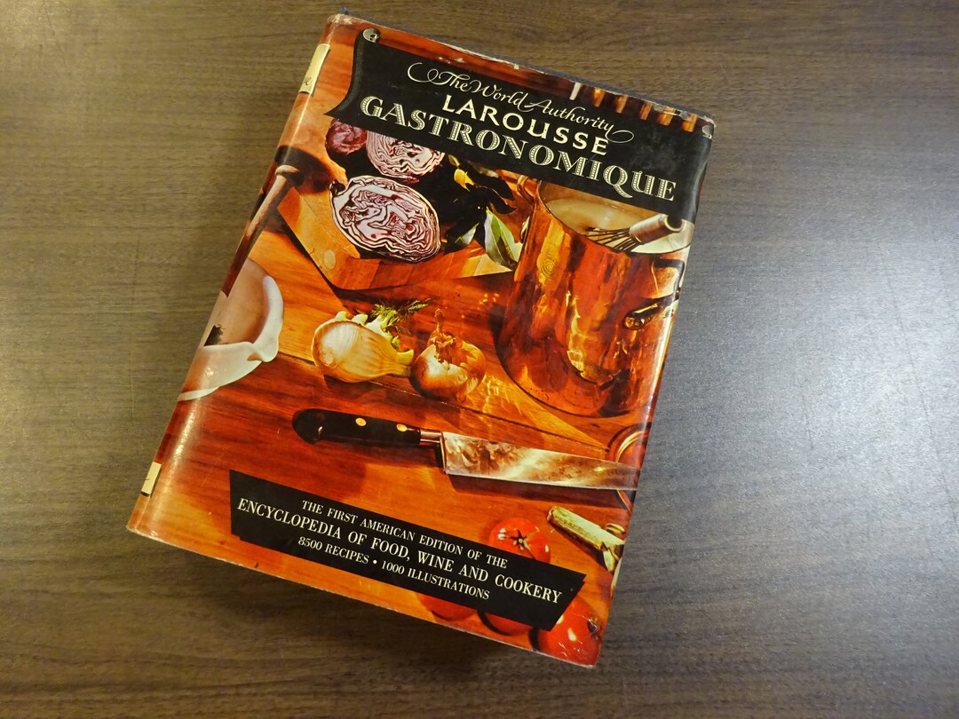 Vintage Cookbook, Larousse Gastronomique, Encyclopedia of Food, Wine ...
