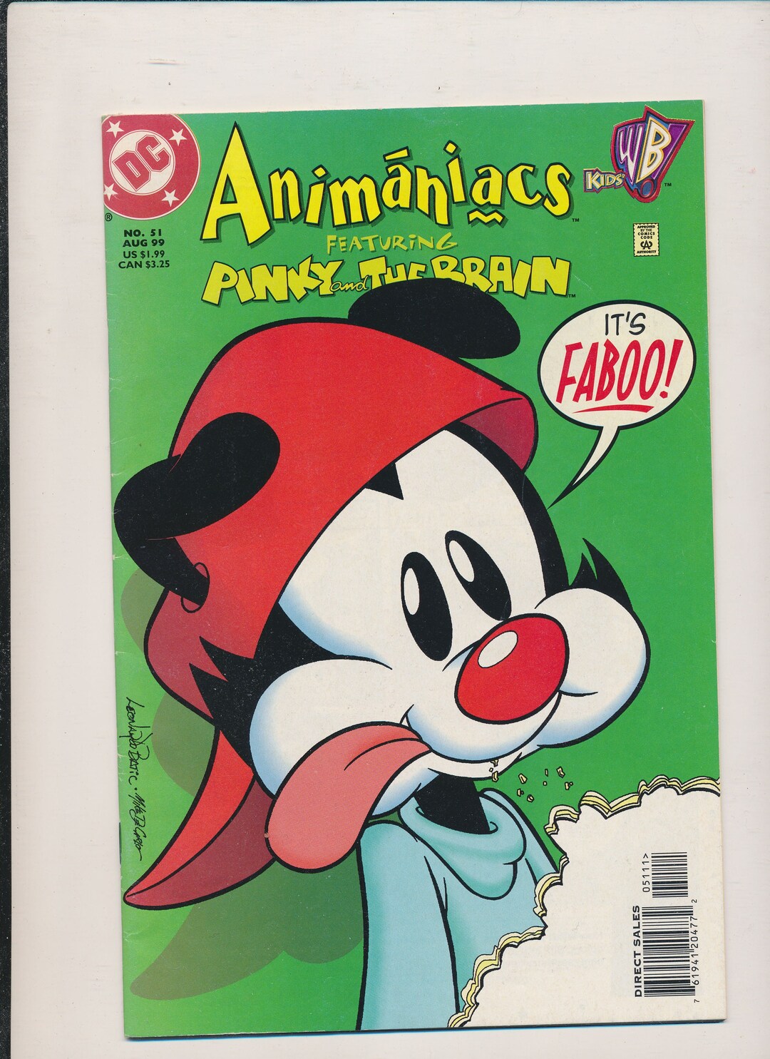 Animaniacs Comic, August 1999, No. 51, DC Comics - Etsy