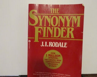 The Synonym Finder - Etsy