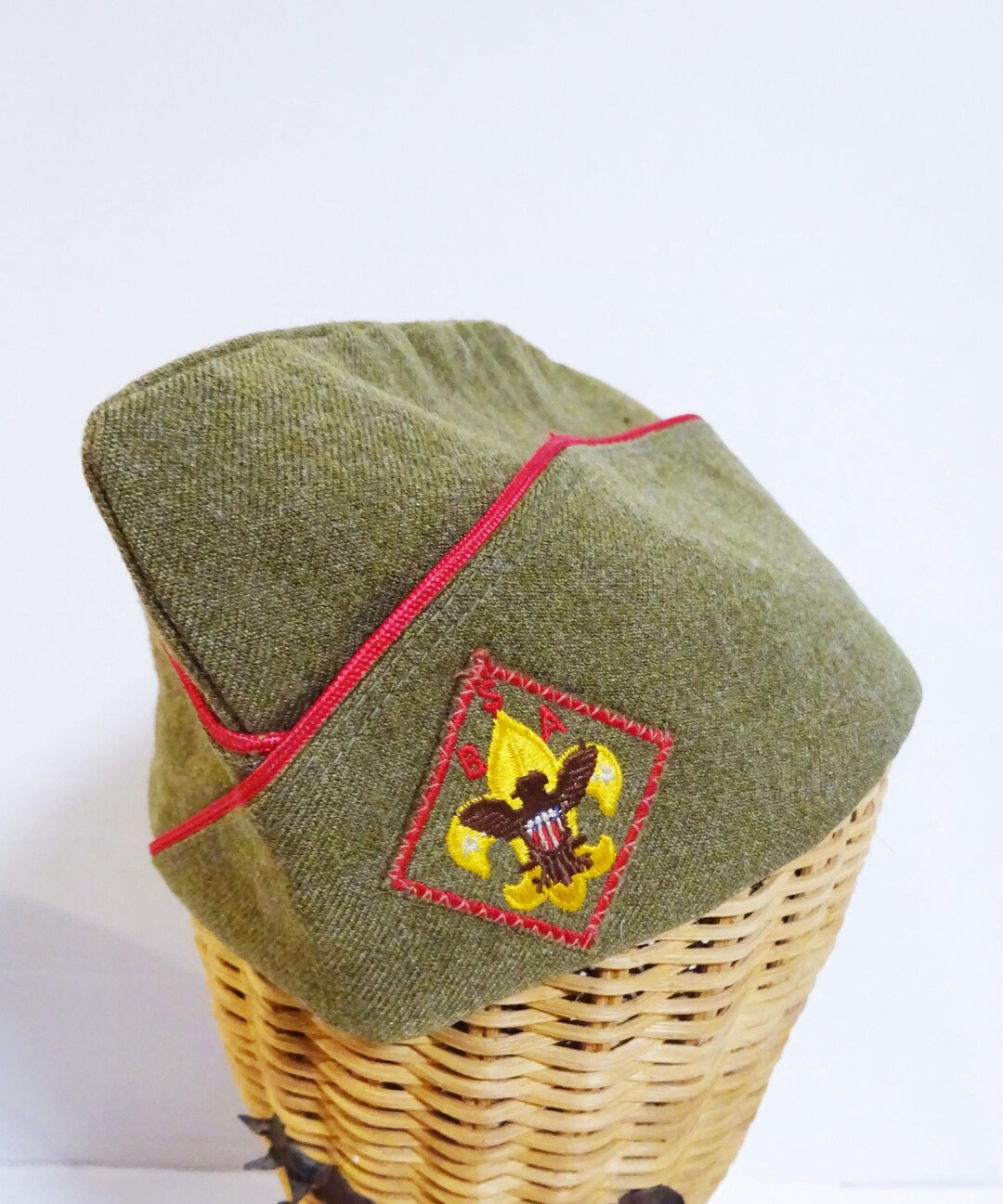 Vintage Boy Scout Woolen Garrison Cap - Etsy