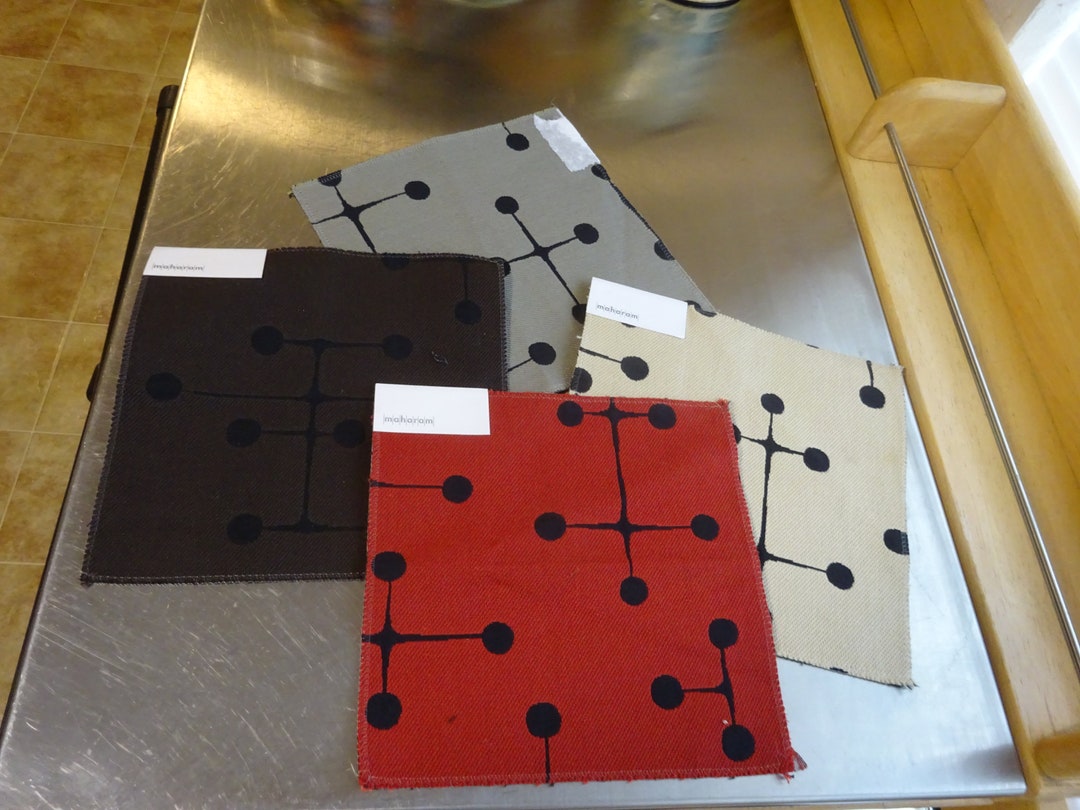 Authentic Eames Fabric Samples Dot Midcentury Authorized Repro - Etsy