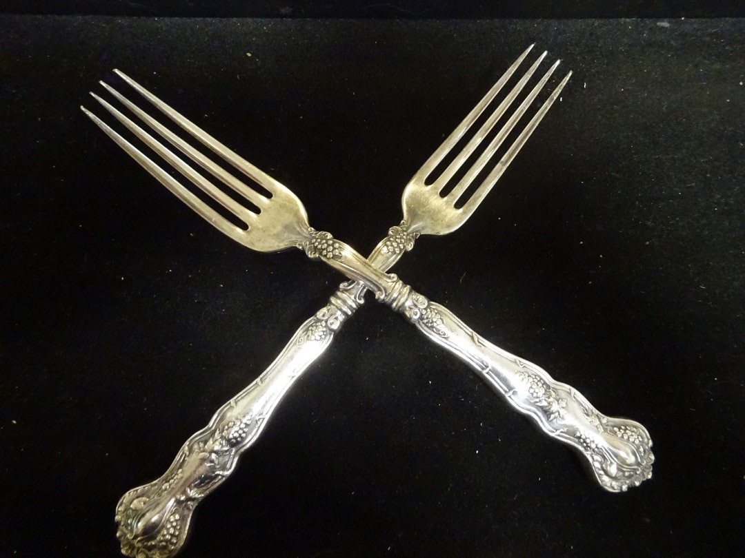 2 Forks "1847 Rogers" "vintage" Pattern, 1904; Grape Motif - Etsy