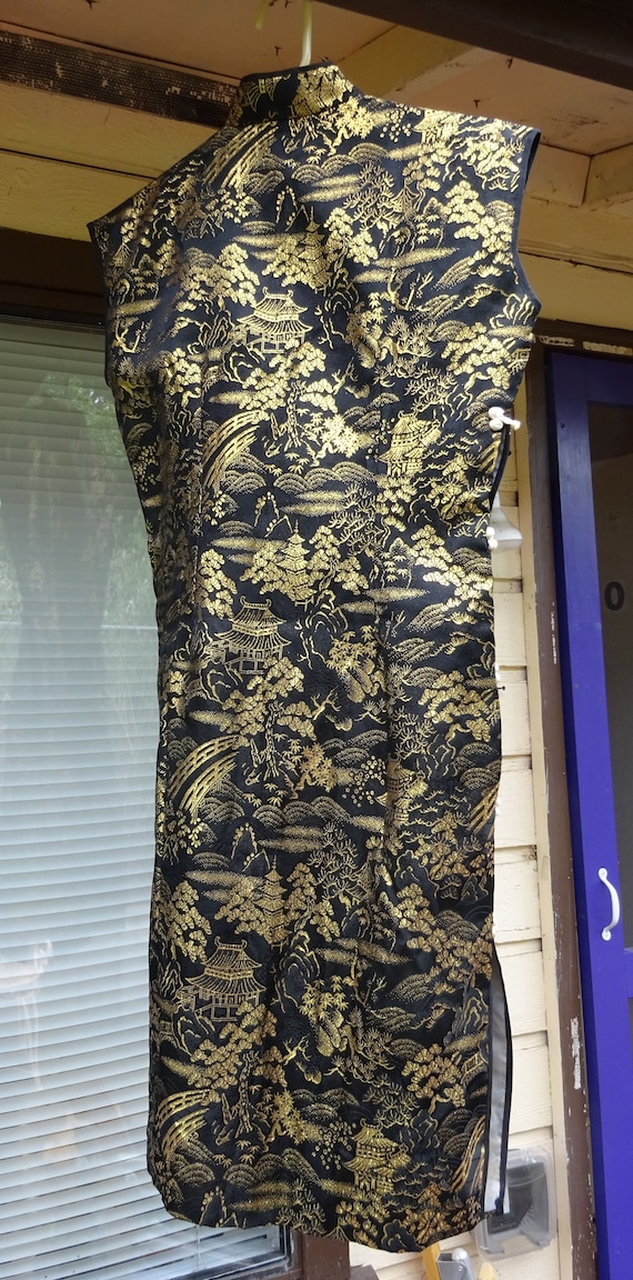 Vintage 80s chinese dress - Gem