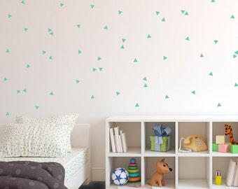 Triangle Arrow Pattern Wall Decal Tiny Repeatable Wall Art | Etsy