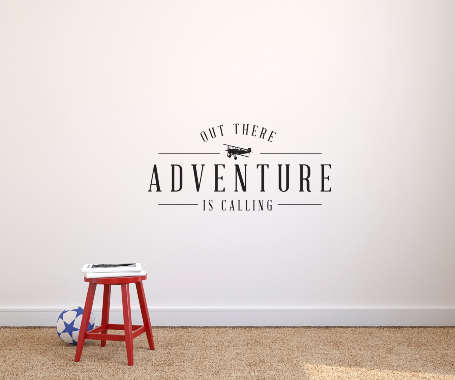 Out There Adventure is Calling Quote Wall Decal Custom Vinyl - Etsy