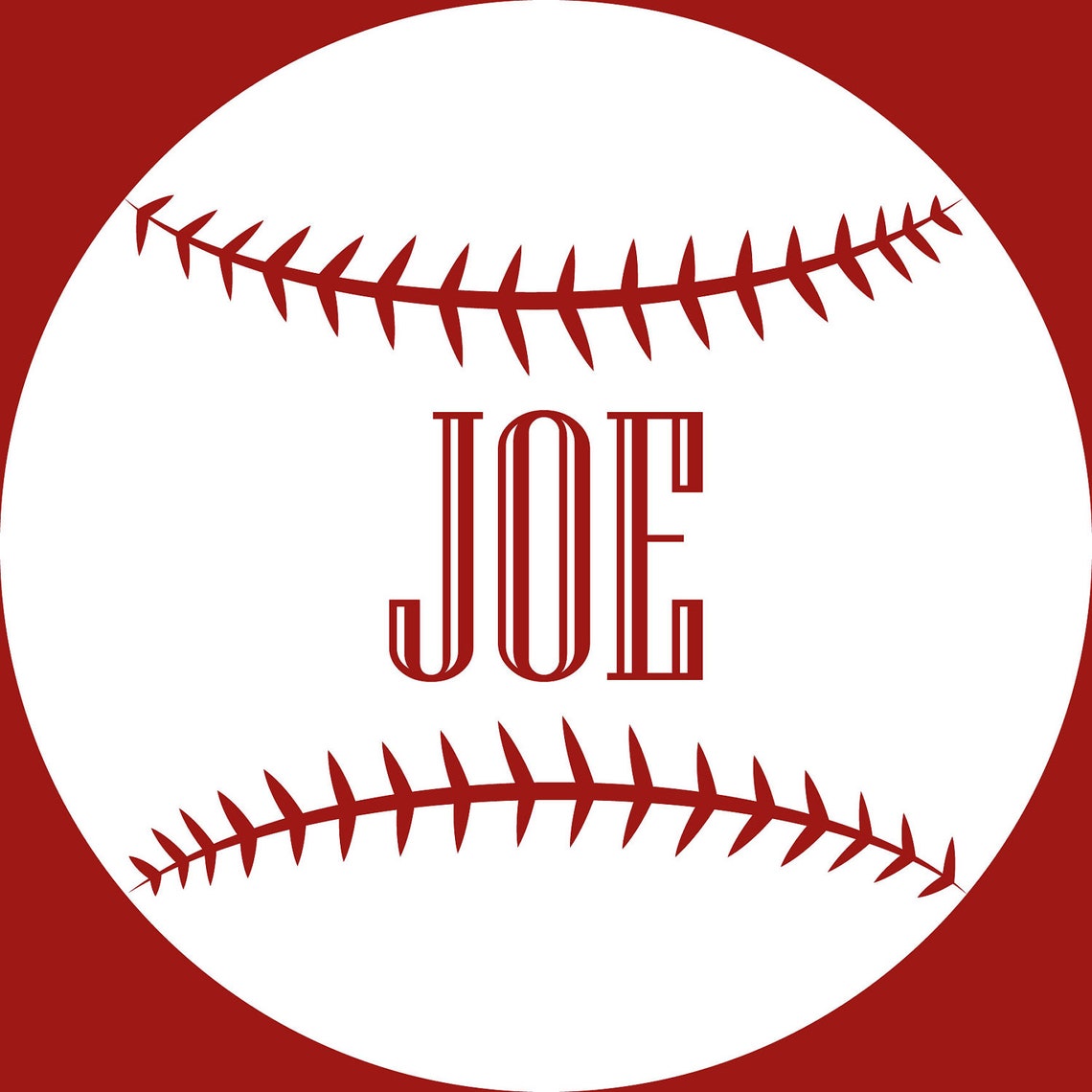 Personalized Baseball Wall Decal Custom Vinyl Art Stickers - Etsy