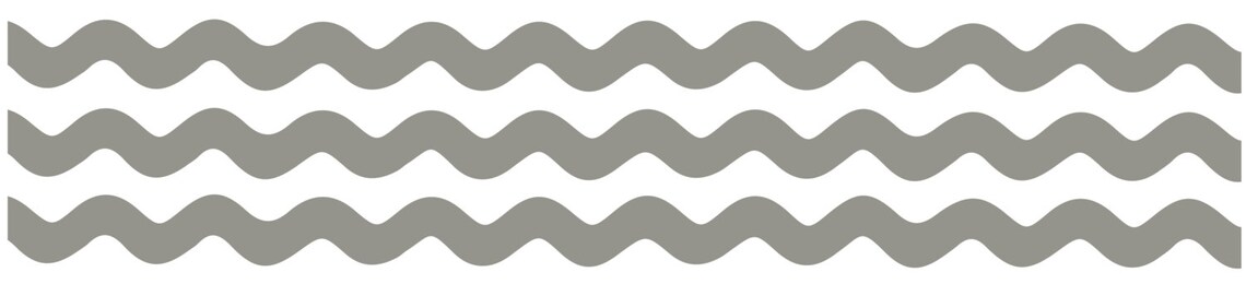 Wavy Chevron Wall Pattern Wall Decal Custom Vinyl Art | Etsy