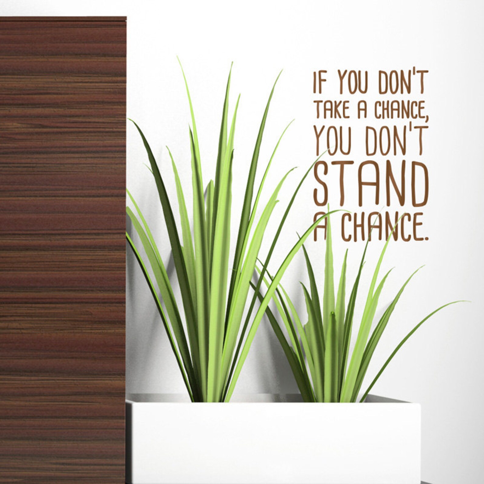 If You Don't Take A Chance Quote Wall Decal Custom Vinyl | Etsy