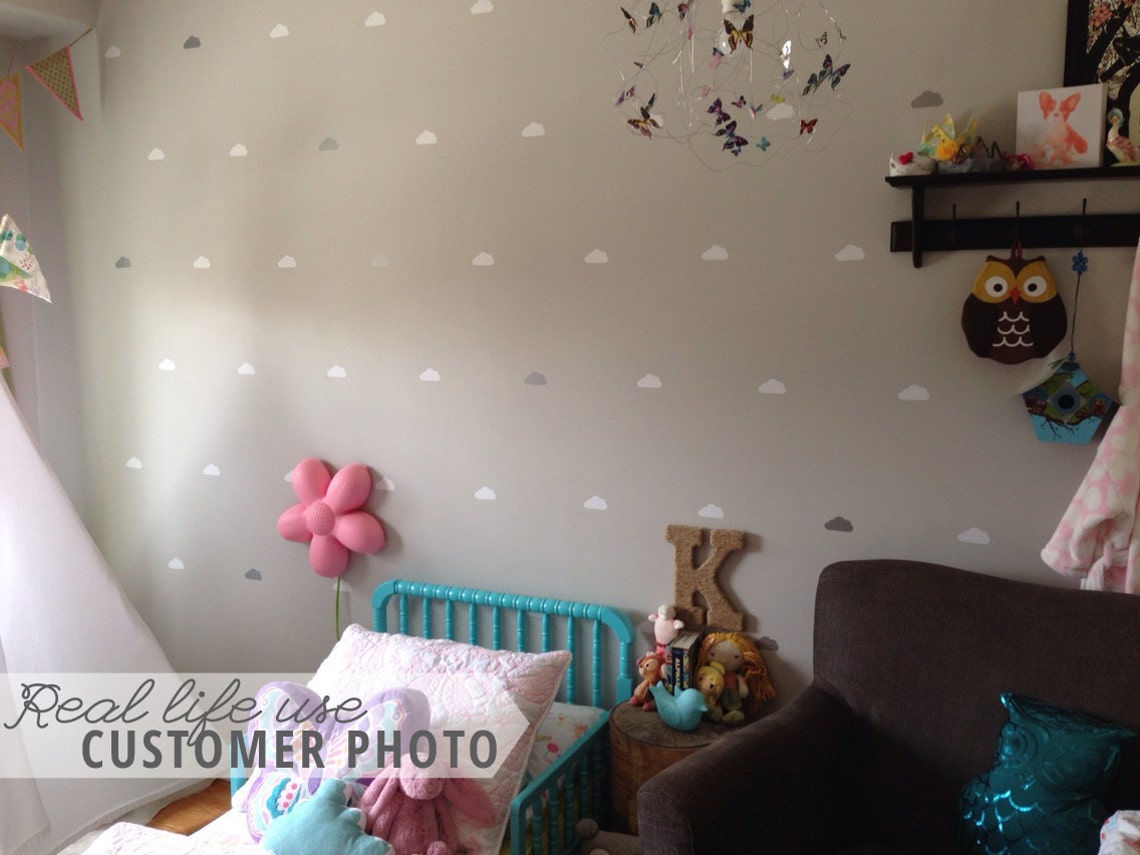 Clouds Tiny Wall Pattern Decal Pattern Design Wall Decal - Etsy