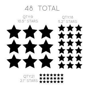 Multi-size Star Wall Pattern Decal Wall Decal Custom Vinyl - Etsy