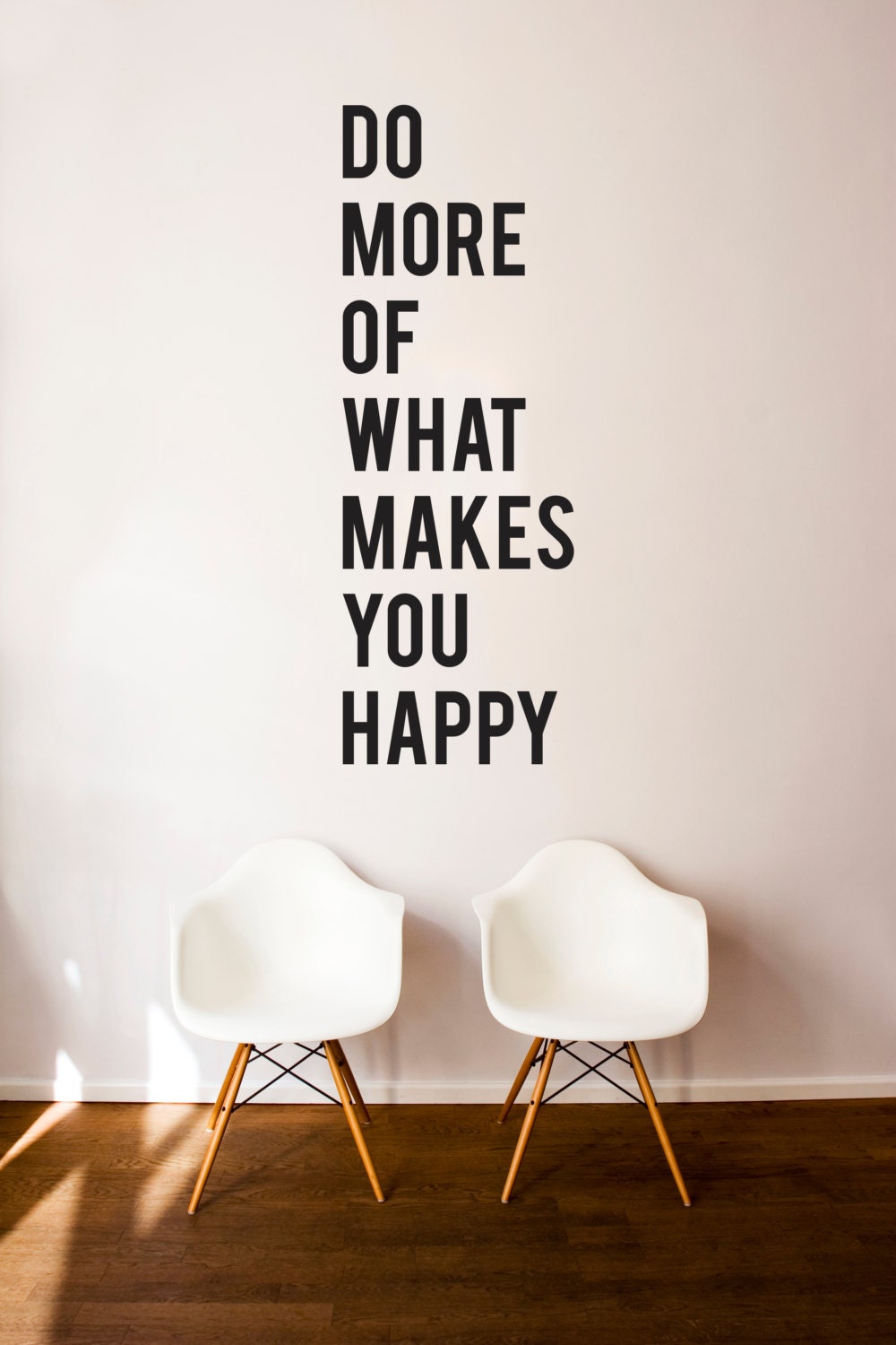 Do More Happy Wall Decal Custom Vinyl Art Stickers for - Etsy