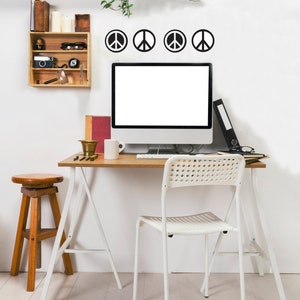 Simple Small Peace Sign Collection - Wall Decal Custom Vinyl Art ...