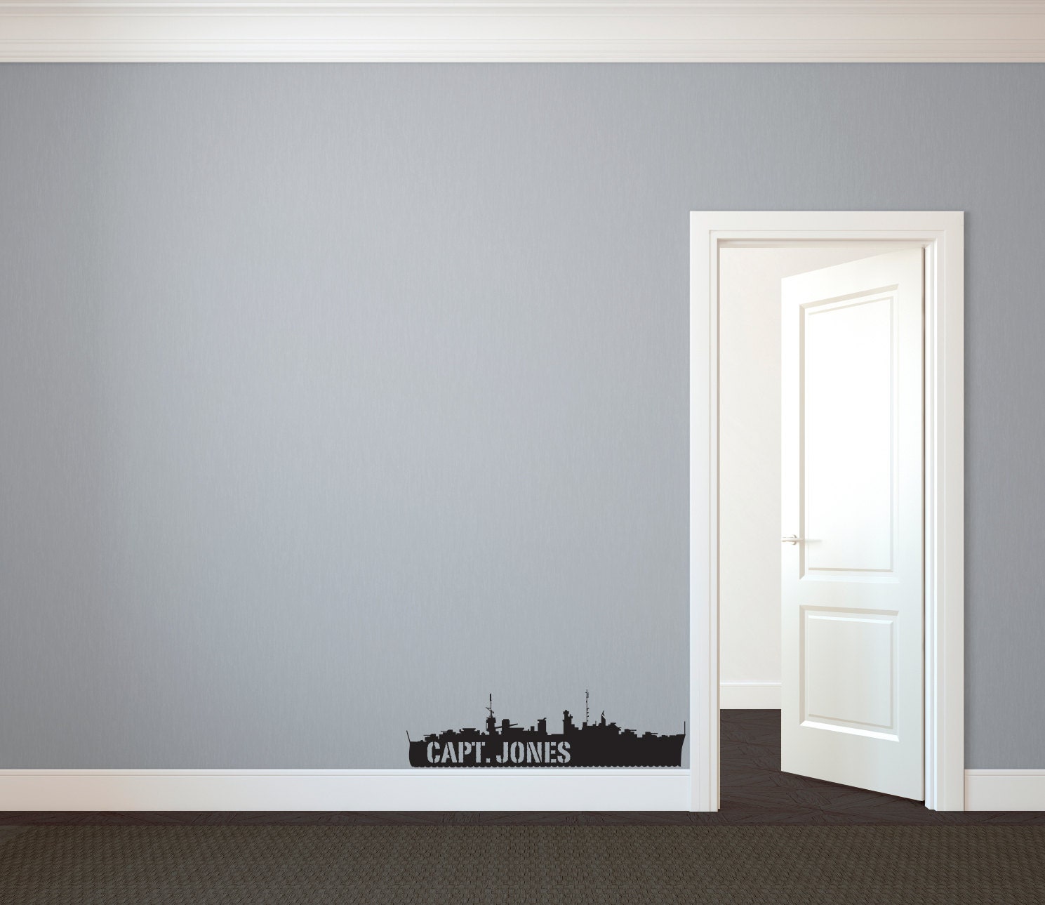 Personalized NAVY Destroyer Ship Wall Decal Custom Vinyl Art | Etsy