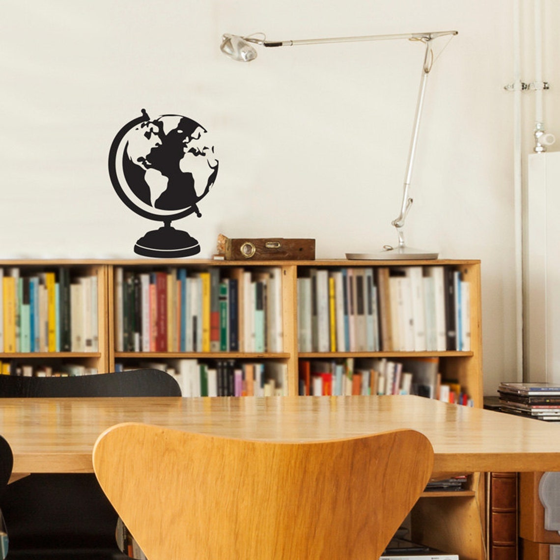 Globe Map Decal Wall Vinyl Decal for School Classroom - Etsy