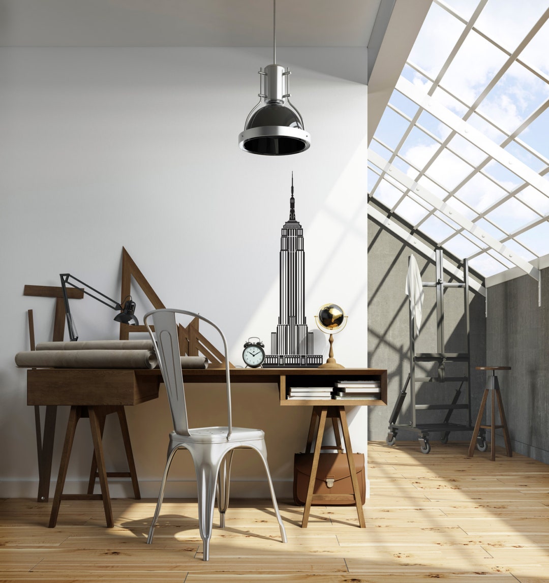 New York City Empire State Building - Wall Decal Custom Vinyl Art ...