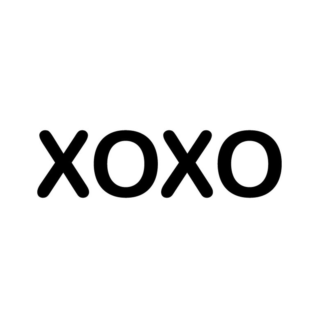 Oversized XOXO Sign Decal Cute Trendy Hugs and Kisses Vinyl - Etsy