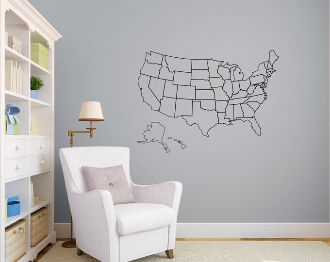 Custom Skyline Under Window Blinds Wall Decal Custom Vinyl Art Stickers ...