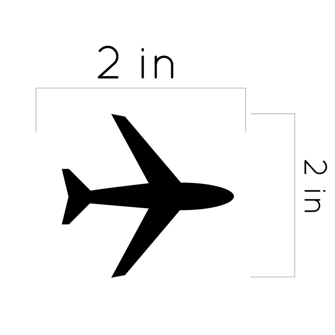 Airplane Tiny Decal Wall Pattern Repeatable Wall Decal - Etsy