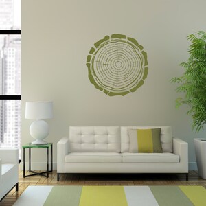 Tree Trunk Rings - Wall Decal Custom Vinyl Art Stickers for Homes ...