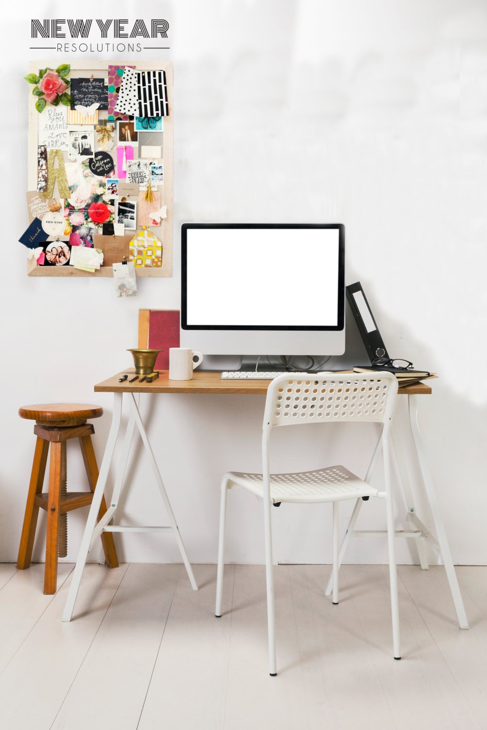 New Years Resolution Board New Years Wall Decal Custom | Etsy