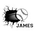 Personalized Baseball Smashing Through the Wall With Name - Wall ...