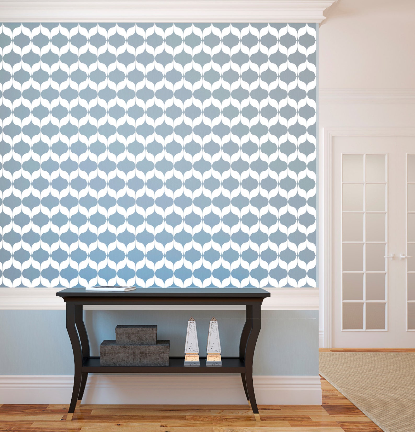 Mermaid Tail Pattern - Wall Decal Custom Vinyl Art Stickers - Etsy