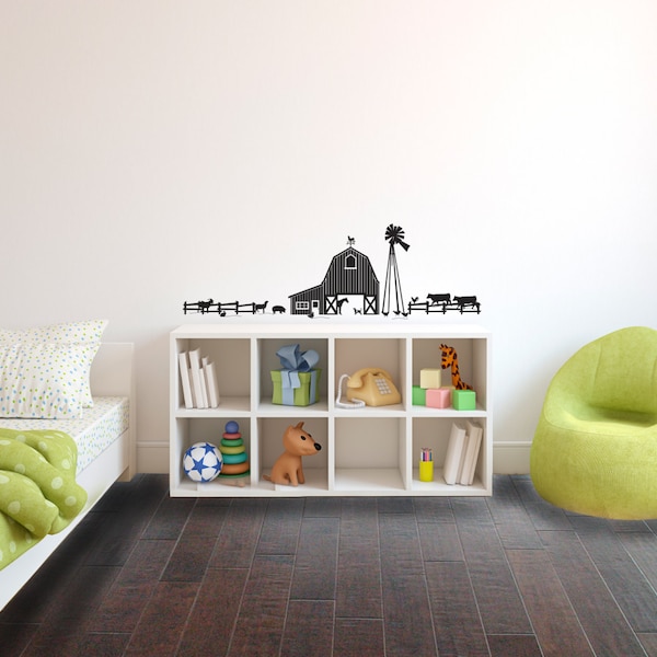 Farm Wall Decal - Etsy