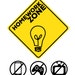 Homework Zone Road Sign With Icons- Vinyl Wall Decal Stickers for Study ...
