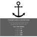 Anchor Nautical Wall Pattern Decal Wall Decal Custom Vinyl Art Stickers ...