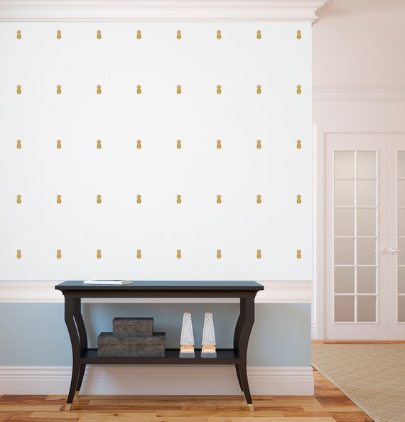 Pineapple Pattern Tiny Wall Pattern Decal Pattern Designs | Etsy