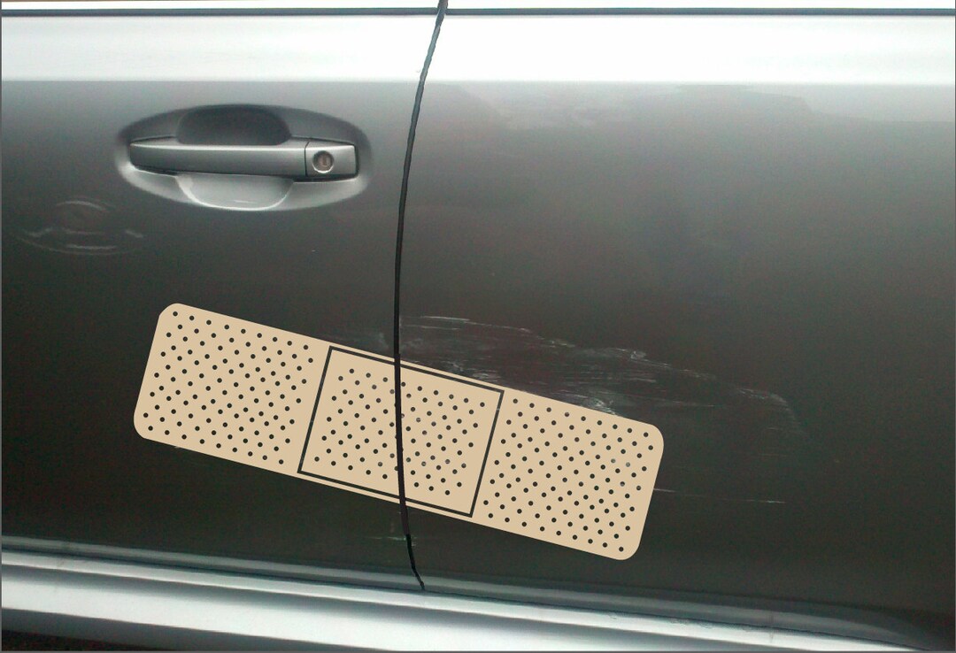 Bandage Decal - Playful Vinyl Decal Car Sticker Wall Decal Fun Solution ...